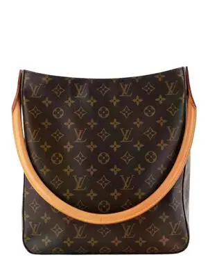LOUIS VUITTON Looping Gm Monogram Shoulder Bag - Brown