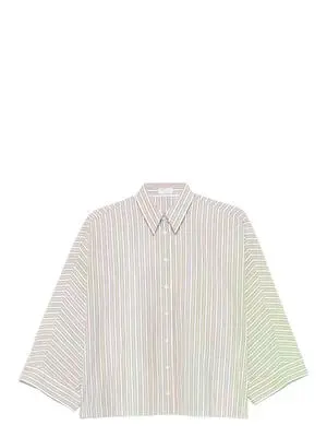 Brunello Cucinelli Striped Button-up Shirt - Neutrals