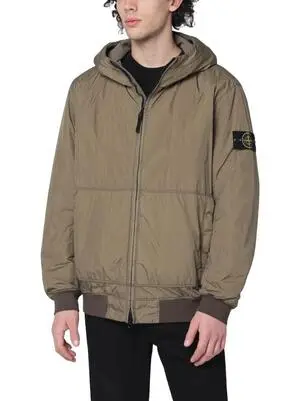 Stone Island Military Lightweight Nylon Jacket - Green