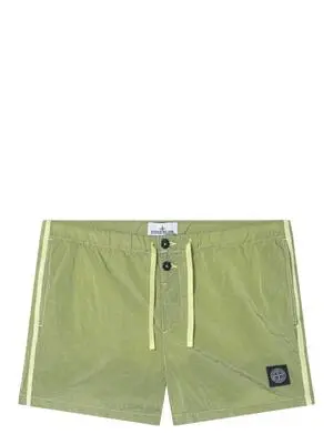 Stone Island Nylon Swim Shorts - Green