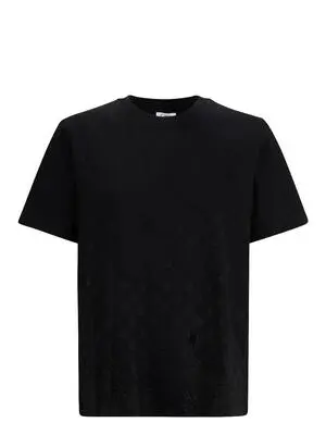Casablanca Crystal Monogram T-shirt - Black