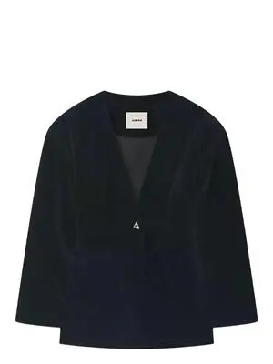 AERON Somerset Structured V-neck Jacket - Black