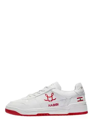 LEANDRO LOPES Lace-up Low-top Sneakers - White