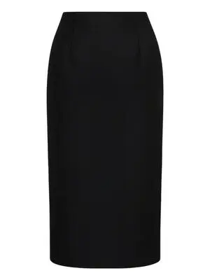 Wardrobe.NYC Pencil Midi Skirt - Black