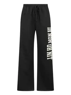 IH NOM UH NIT Logo-detail Track Pants - Black