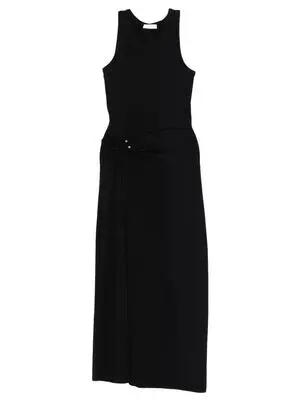 Rabanne Ring-detail Maxi Dress - Black