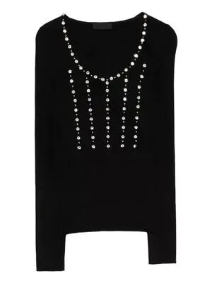 Liu Jo Embellished Top - Black