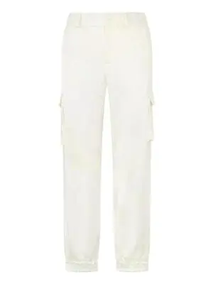 Philipp Plein Patch-pocket Drawstring Cargo Pants - Neutrals