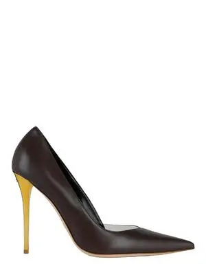 Elisabetta Franchi Cut-out Stiletto Pumps - Brown