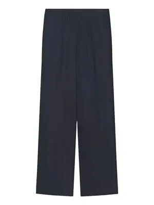 AERON Jung Striped Trousers - Black