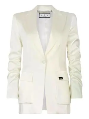 Philipp Plein Patch-pocket Blazer - White