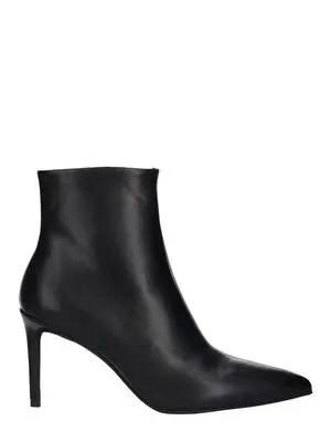 Jeffrey Campbell Point-toe Heeled Boots - Black