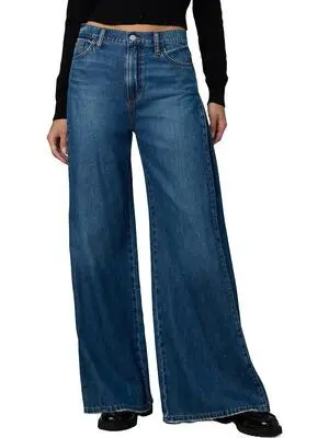 Joe's Jeans The Side Pleat High-waist Wide-leg Jeans - Cherished