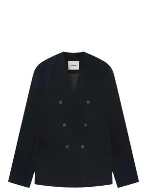 AERON Button-fastening Blazer - Black