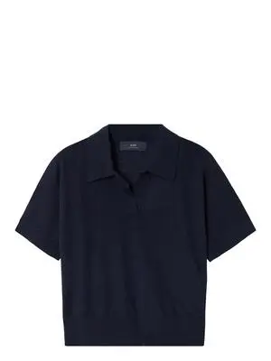 Arch4 Aldrich Organic Cashmere Polo Shirt - Blue