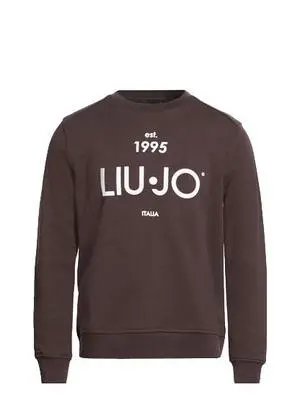 LIU •JO MAN Fleece Sweatshirt - Brown