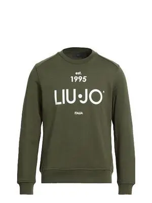 LIU •JO MAN Fleece Sweatshirt - Green