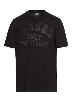 DIESEL T-shirt Size Cotton, Polyester - Black