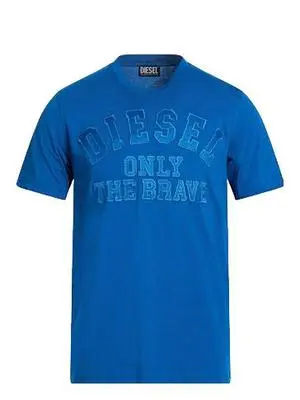 DIESEL T-shirt Size Cotton, Polyester - Blue