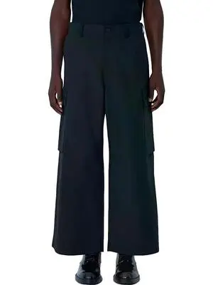 Comme Des Garçons Wide-leg Cargo Trousers - Black