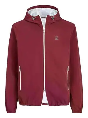 Brunello Cucinelli Hooded Jacket - Red