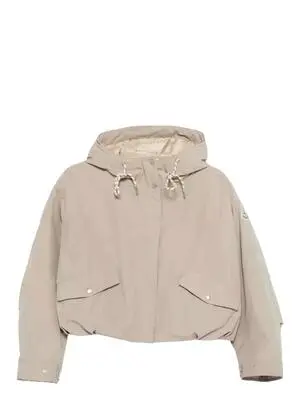 Moncler Eucalyptus Hooded Jacket - Neutrals