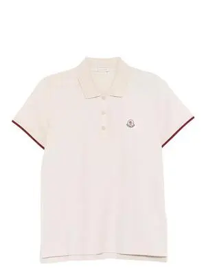 Moncler Short-sleeve Polo Shirt - Neutrals