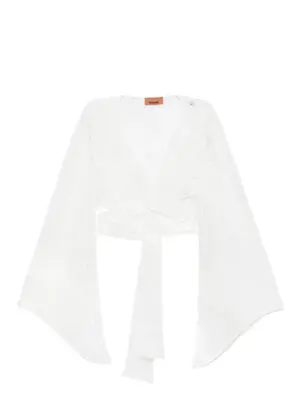 Missoni Tie-waist Top - White