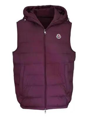 Moncler Hooded Gilet - Red