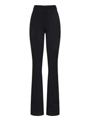 GLORIA COELHO Flared Trousers - Black