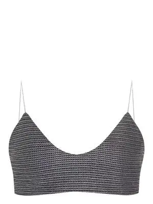 GLORIA COELHO Chain-strap Top - Silver