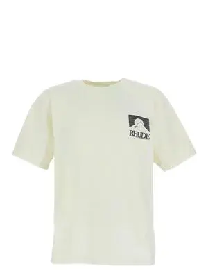 Rhude Logo-print T-shirt - White