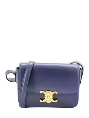 Celine Triomphe Nano Shoulder Bag - Blue