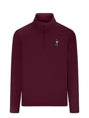 EASTSIDE GOLF Signature Quarter Zip Top - Fig