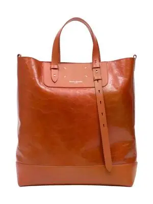 MAISON MARGIELA Leather Tote - Brown