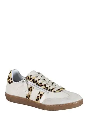 DIBA TRUE To Paz Leather Sneaker - Off White/leopard