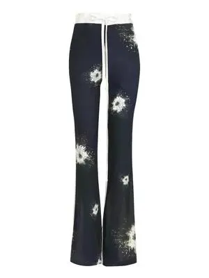 GLORIA COELHO Floral-Pattern Trousers