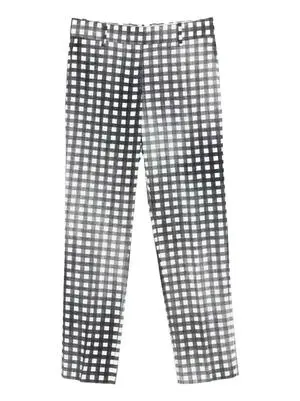 Ermanno Scervino Gingham Trousers - Black