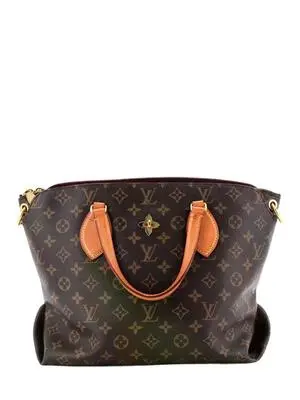 LOUIS VUITTON Flower Zipped Tote Monogram Canvas Mm - Brown