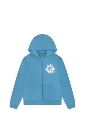 DENIM TEARS Zip-up Hoodie - Blue