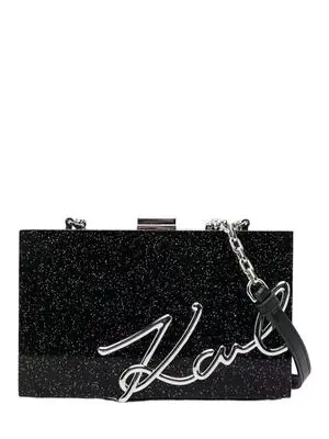Karl Lagerfeld Ksoiree Clutch - Black
