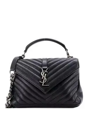 Saint Laurent Monogram College Medium Crossbody Bag - Black