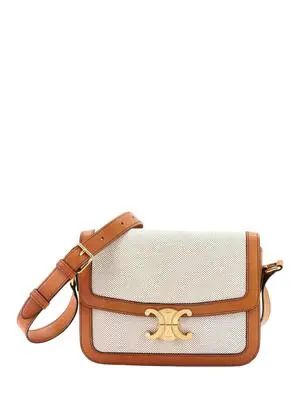 Celine Triomphe Medium Crossbody Bag - Brown