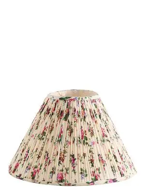 Anthropologie Printed Ruched Empire Lamp Shade Camille