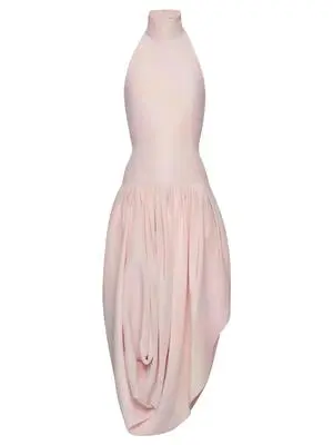 Magda Butrym Halterneck Draped Dress - Pink