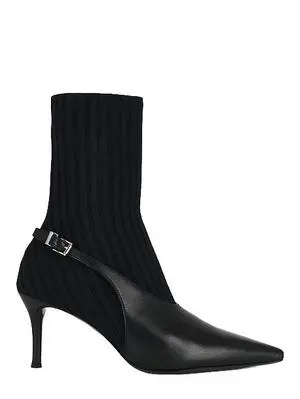 Rag & Bone Mercer Sock Slingback Ankle Boots - Black