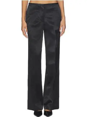Helmut Lang Minimal Satin Pant - Black