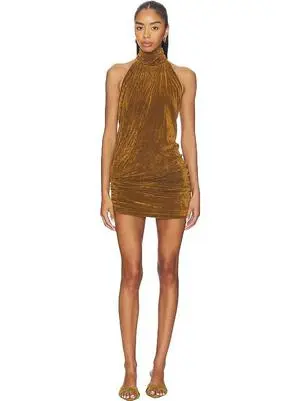 ET OCHS Maxwell Mini Dress - Burnt Ochre