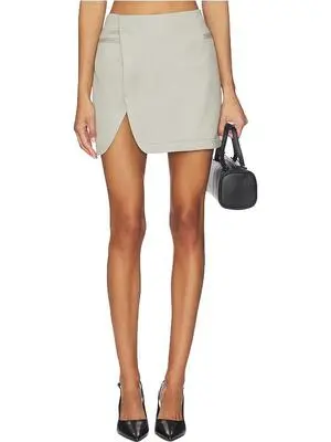ET OCHS Suiting Mini Skirt - Dove