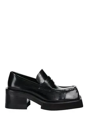 Jeffrey Campbell Square-toe Block Heel Pumps - Black